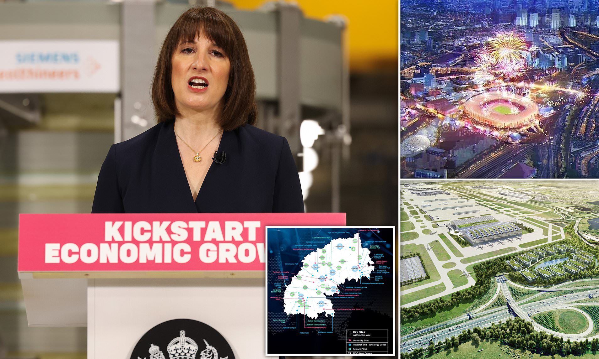 Labour backlash as Reeves says Heathrow third runway MUST happen