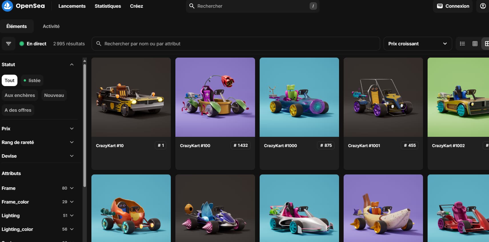 150.000 euros: l'influenceur à l'origine du projet NFT "Crazy Karts ...