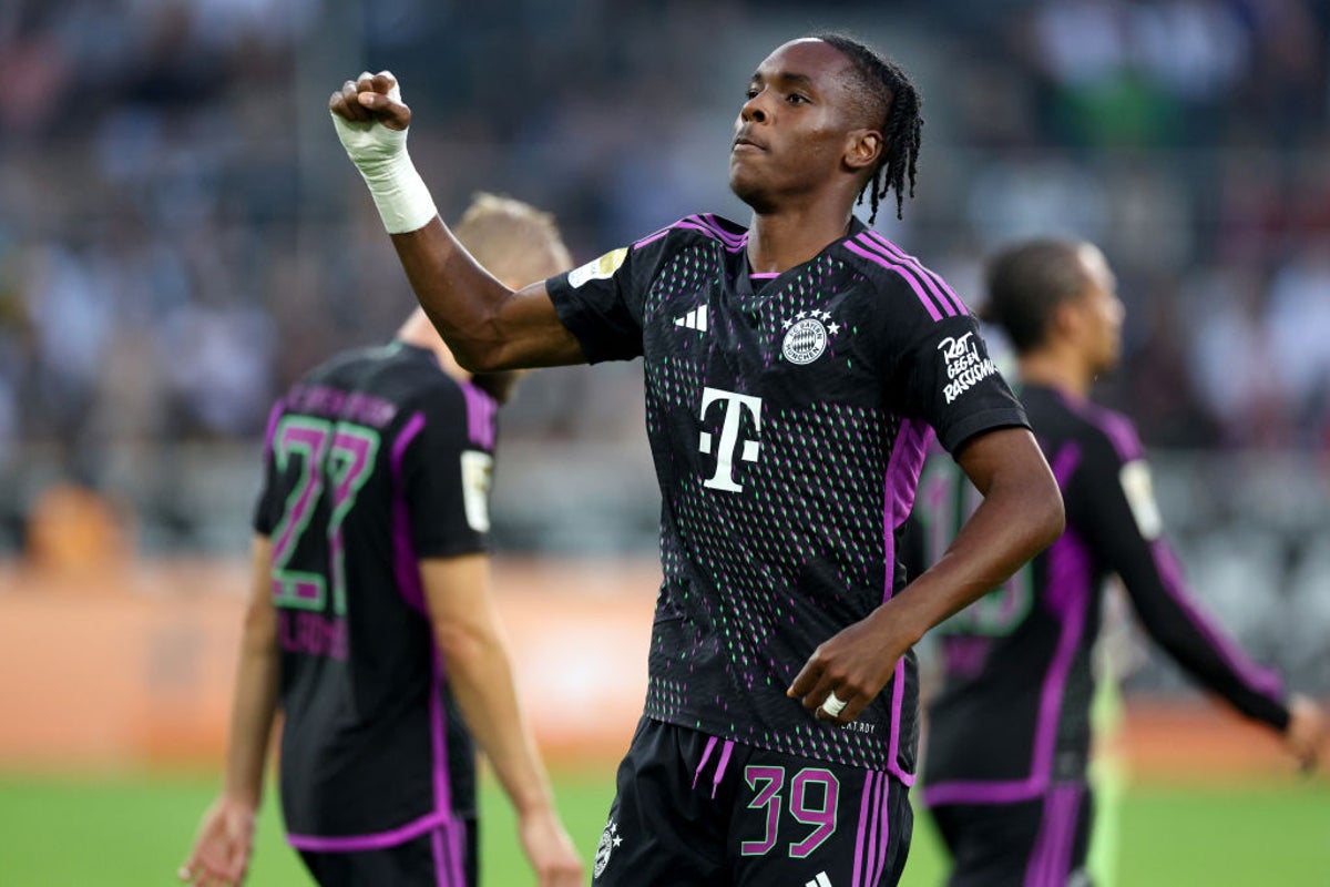 Arsenal battling Man Utd for Mathys Tel but face one stumbling block ...