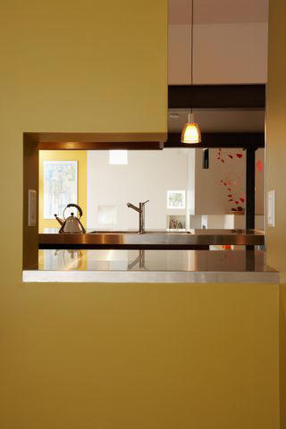 8 Clever Ways to Cover a Kitchen Pass-Through in a Studio Without a ...