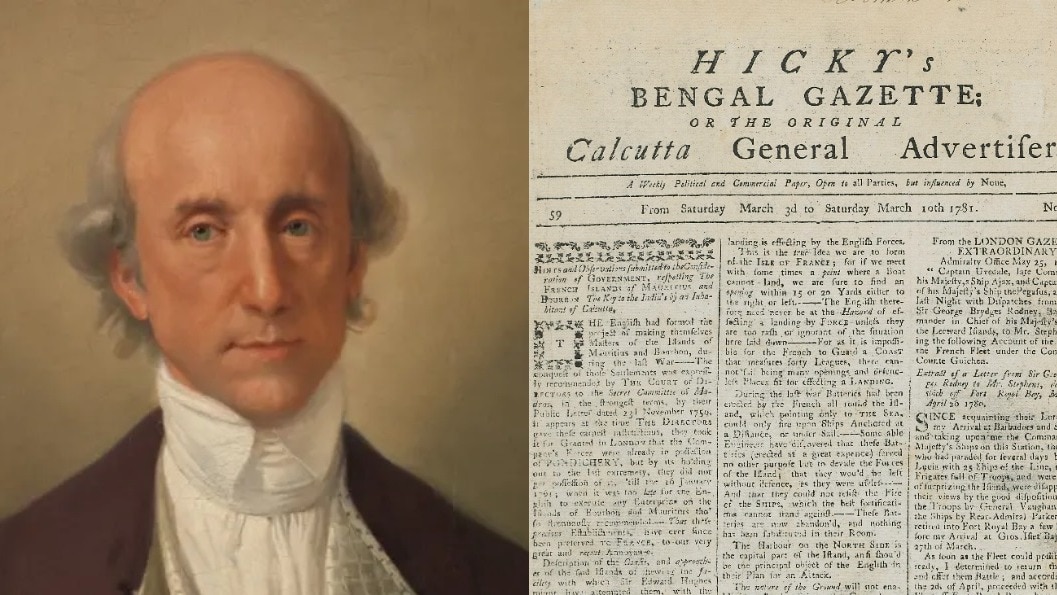 How India's first newspaper, Hicky's Bengal Gazette, started in Kolkata ...