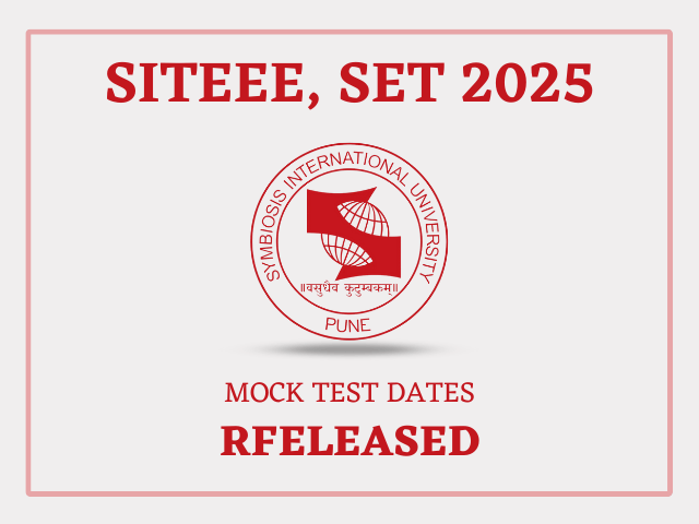 Symbiosis University Released SET, SITEEE 2025 Mock Test Schedule ...