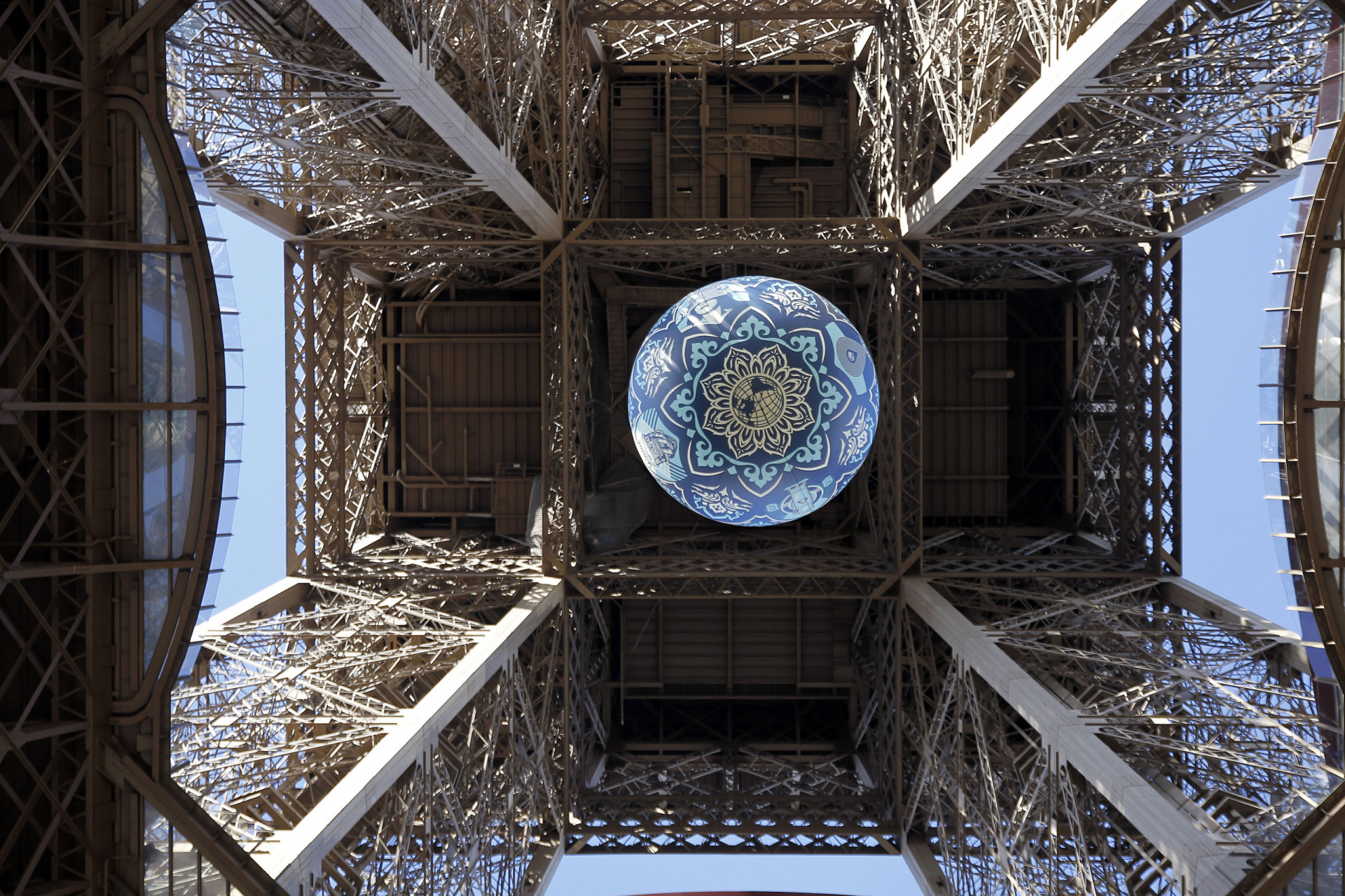 Can you identify these famous landmarks from an unusual perspective?