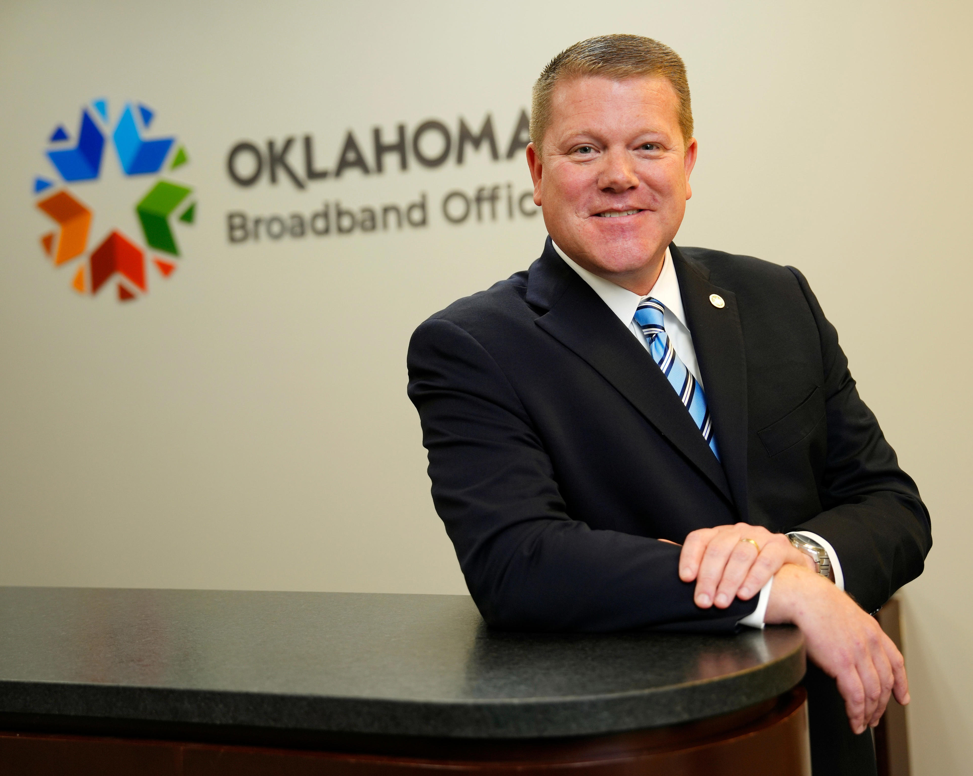 Mike Sanders embraces his role as Oklahoma's chief broadband advocate