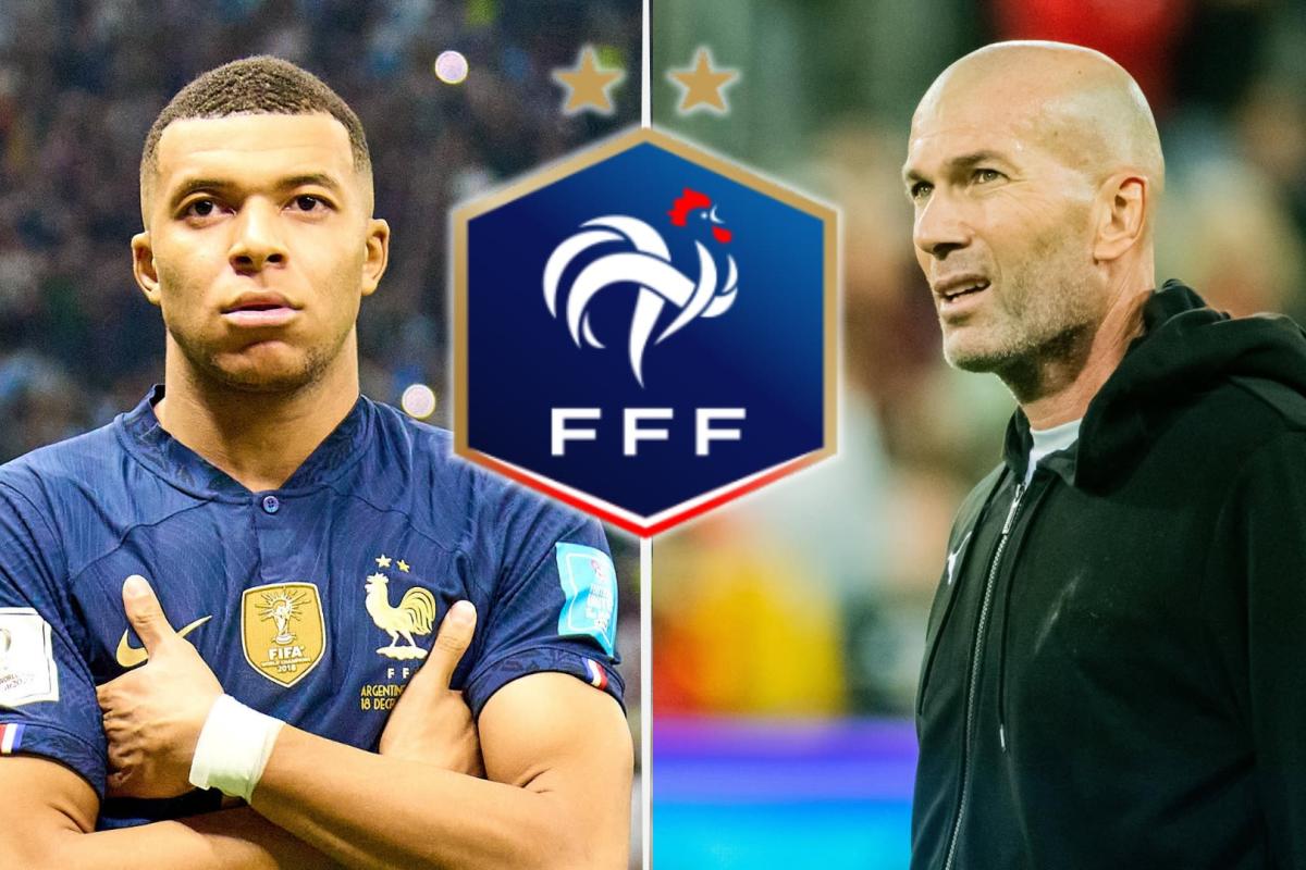 Kylian Mbappe’s France future revealed as peace made after Zinedine ...