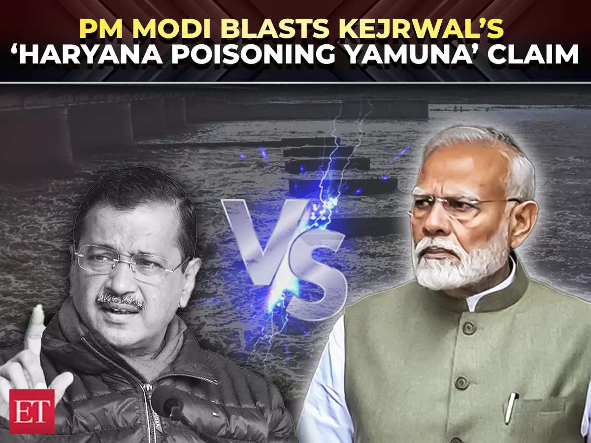 'Pradhan Mantri bhi wahi paani peeta hain': PM Modi blasts Kejrwal’s ...