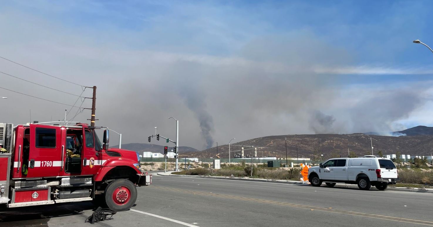 Firefighters near containment of Border 2 Fire