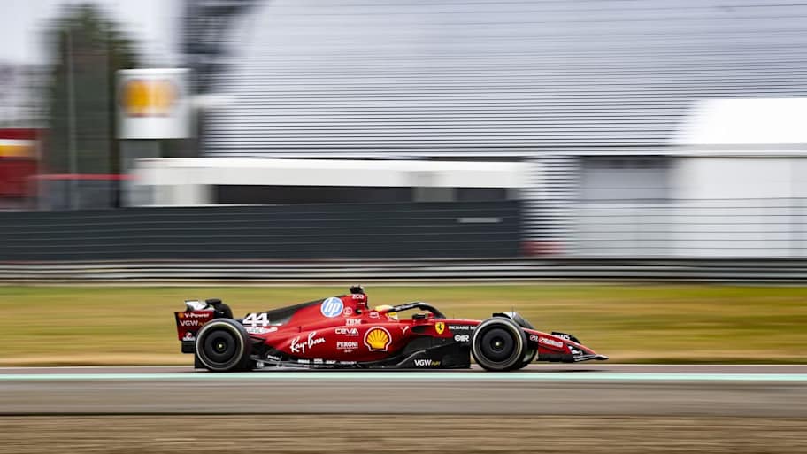 Lewis Hamilton Suffers First Ferrari Crash In Barcelona During TPC Session