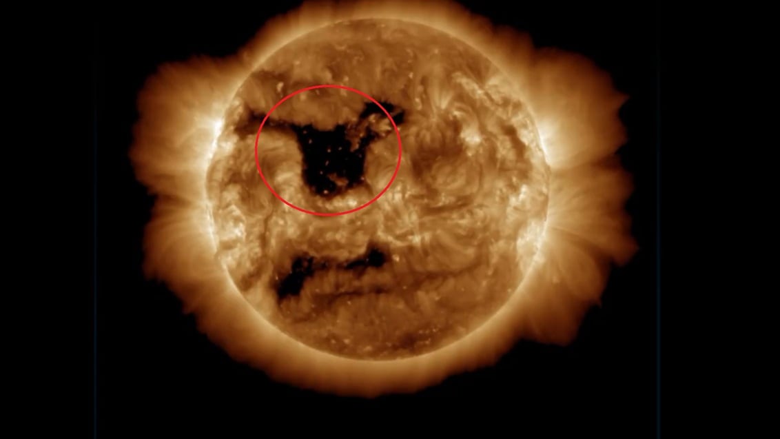 Descoberto um enorme buraco coronal no Sol que pode acomodar 4 mil ...