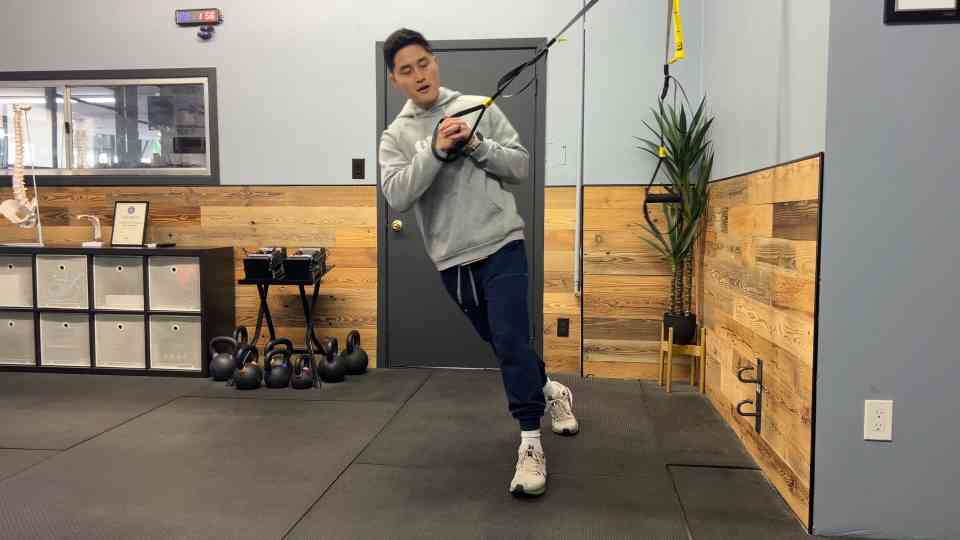 TRX Rotation Single Arm Row