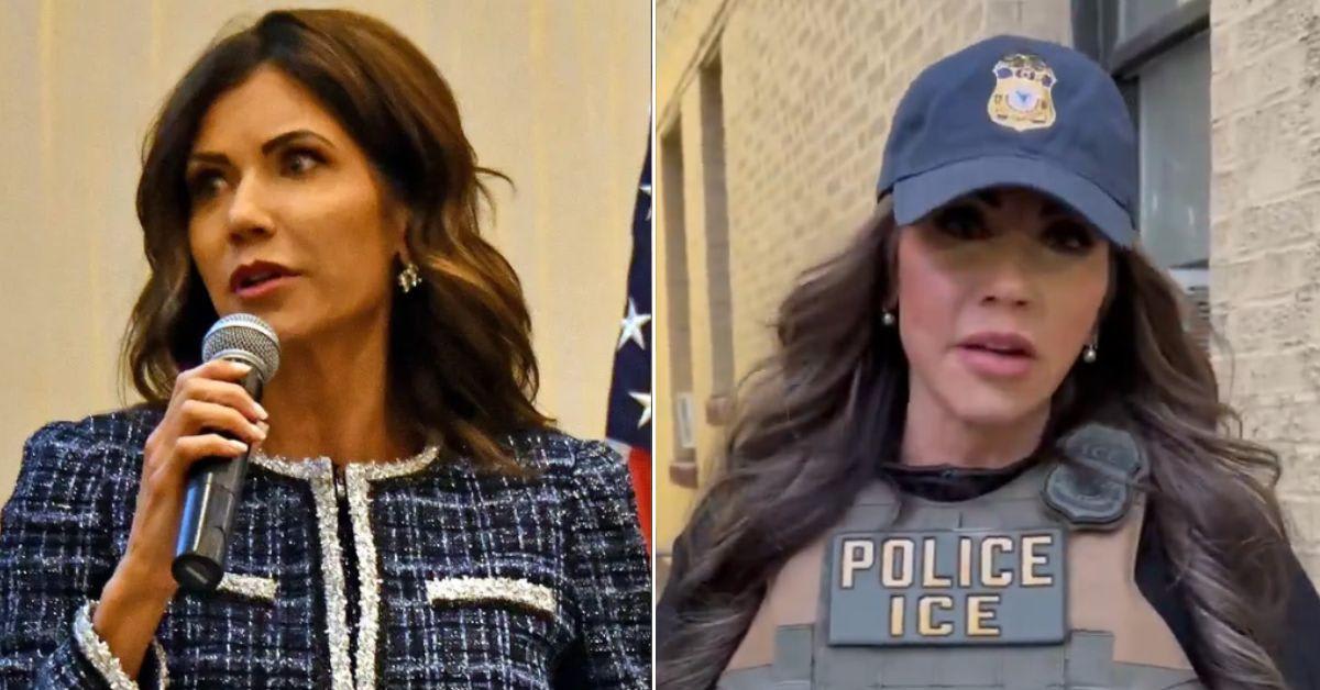 Kristi Noem Mocked for Getting All Dolled Up as an 'ICE Cosplayer ...