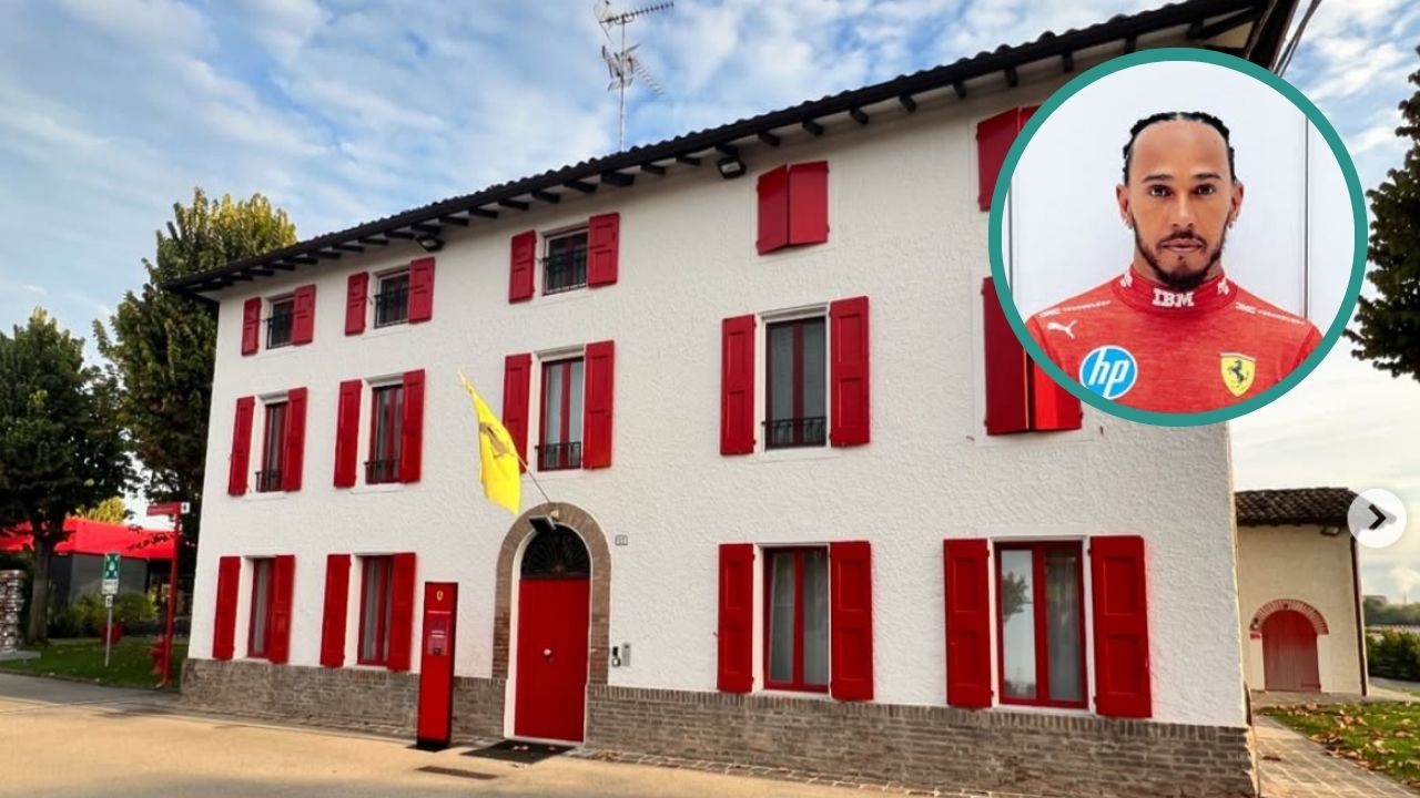 Lewis Hamilton se muda para a icônica casa de Enzo Ferrari