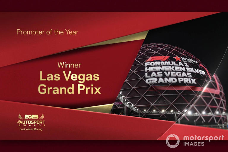F1 Las Vegas GP picks up Autosport’s Promoter of the Year award