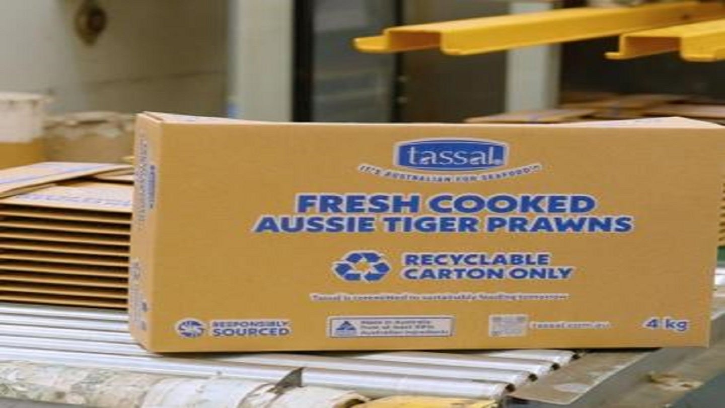 Visy and Tassal to introduce sustainable cardboard boxes for prawns