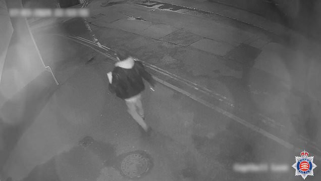 CCTV shows murderer and victim walking separately ahead brutal attack