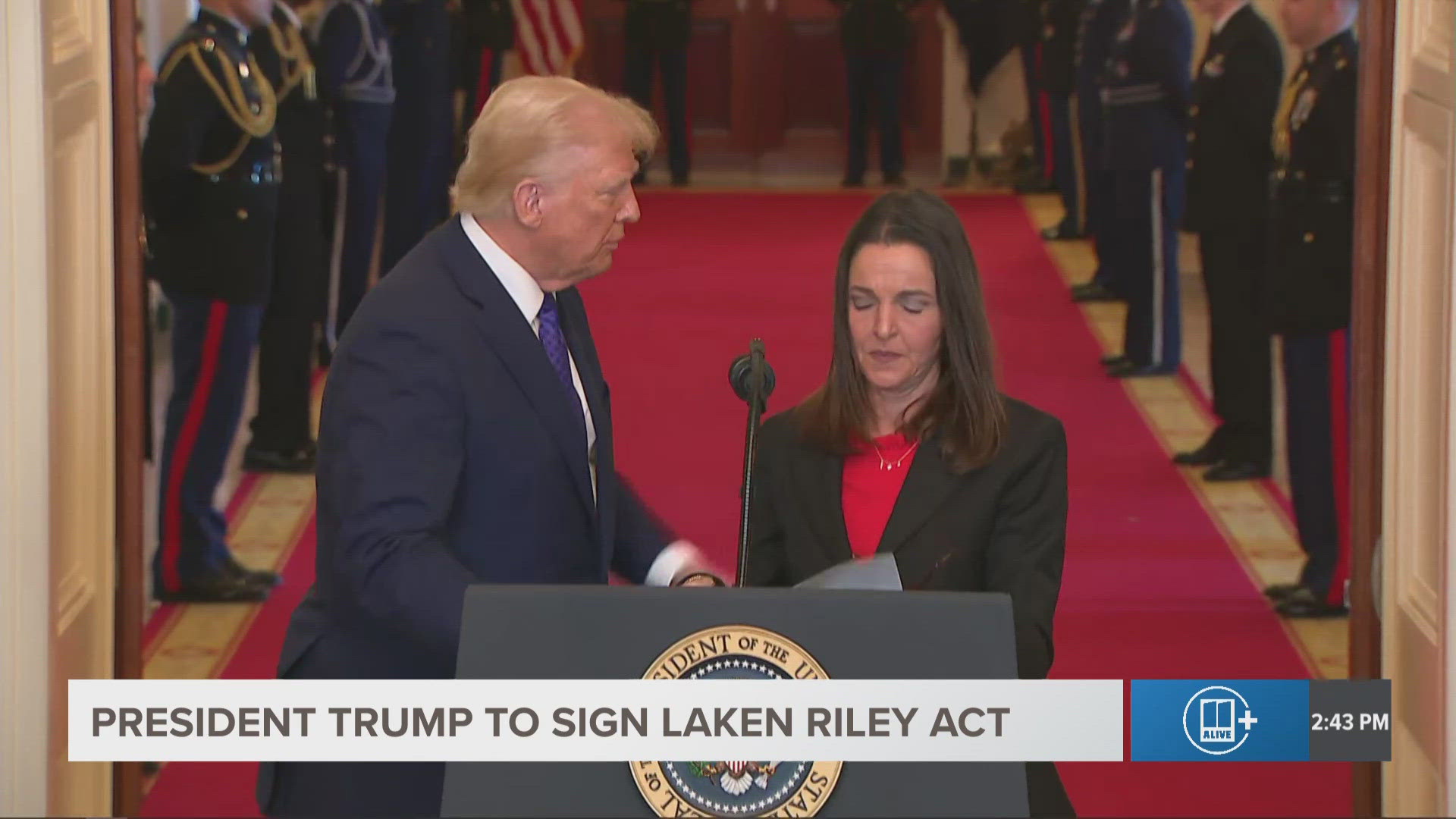 Laken Riley's mother speaks at signing of act named after her daughter