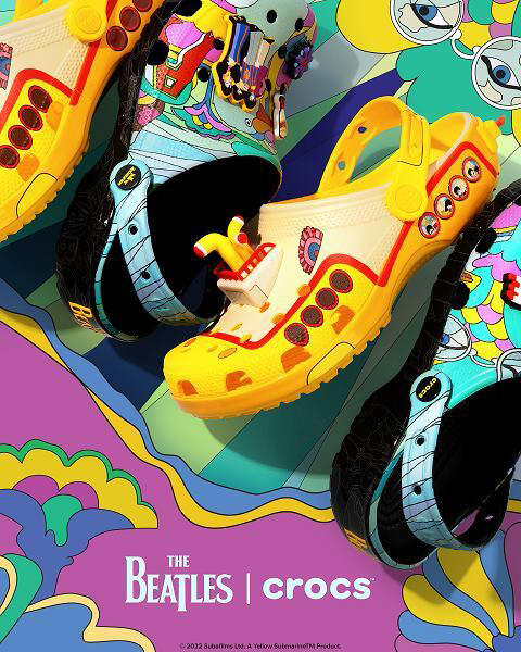 Crocs lanza colección con diseño de The Beatles