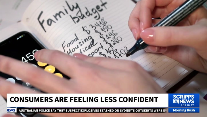 U.S. Consumer Confidence Falls Amid Financial Worries