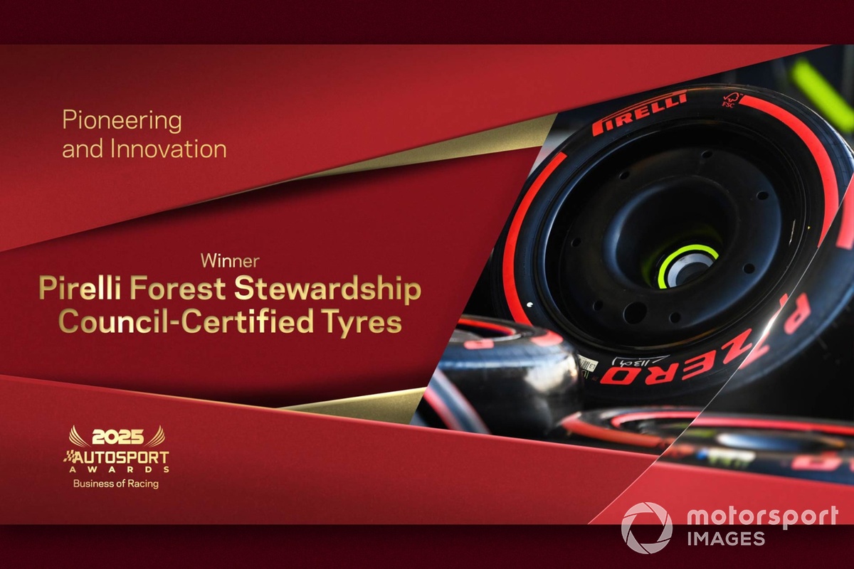 Pirelli wins Autosport’s Pioneering and Innovation Award