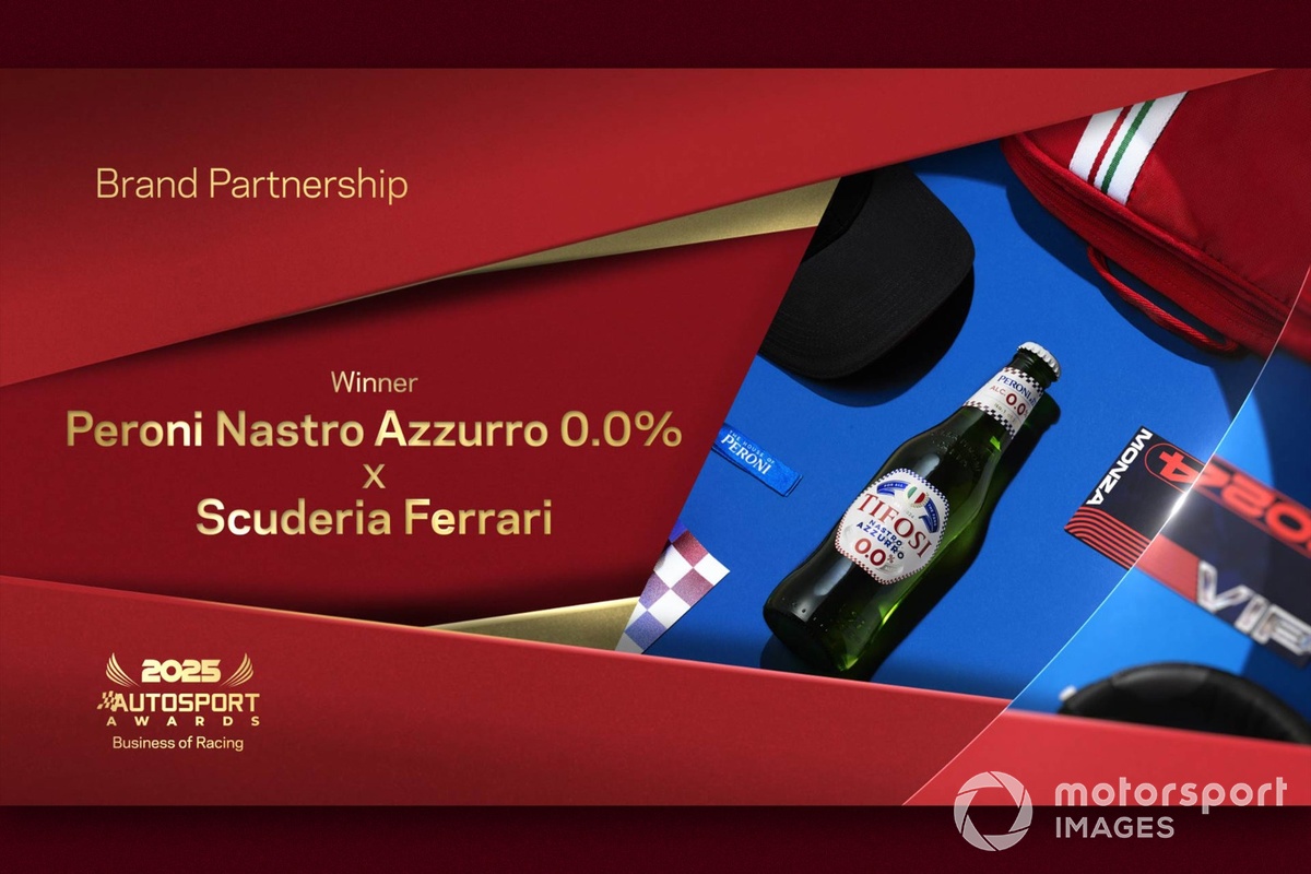 Peroni Nastro Azzurro 0.0% and Scuderia Ferrari named Autosport’s Brand ...