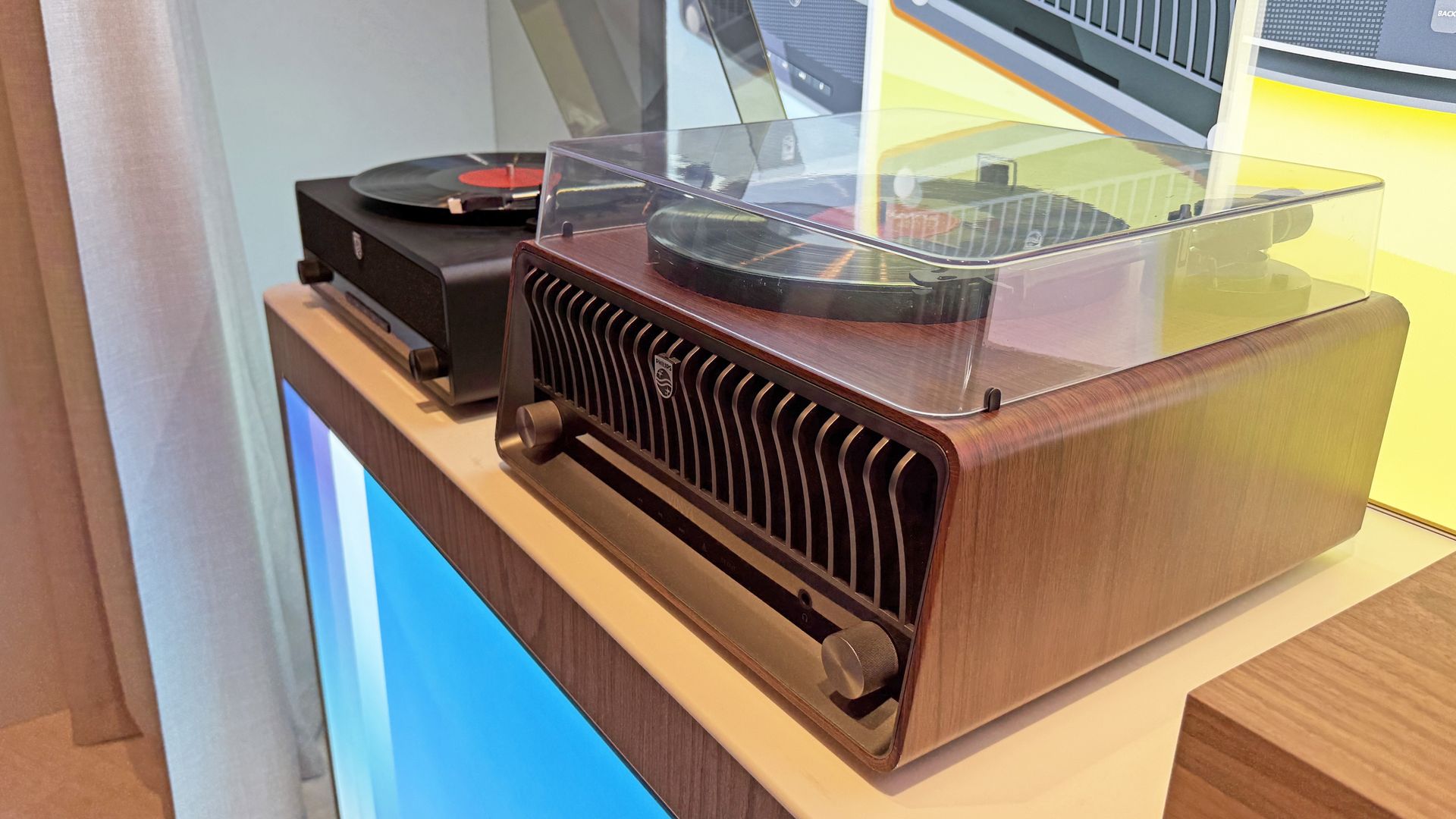 I saw Philips' new retro record players and headphones to celebrate its ...