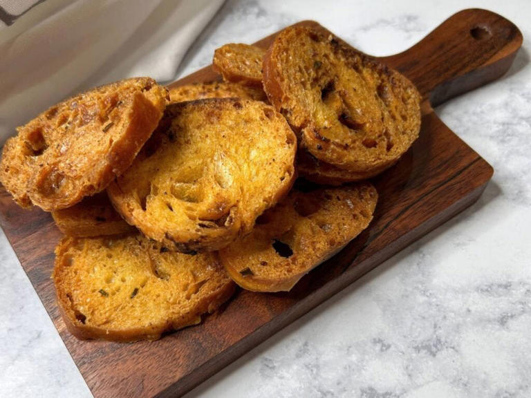 Crusty Crispy Bread Slices