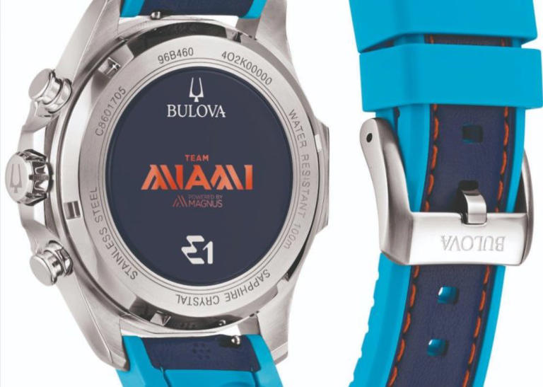 Bulova E1 Team Miami Racing Marine Star B: A watch that honors the E1 ...