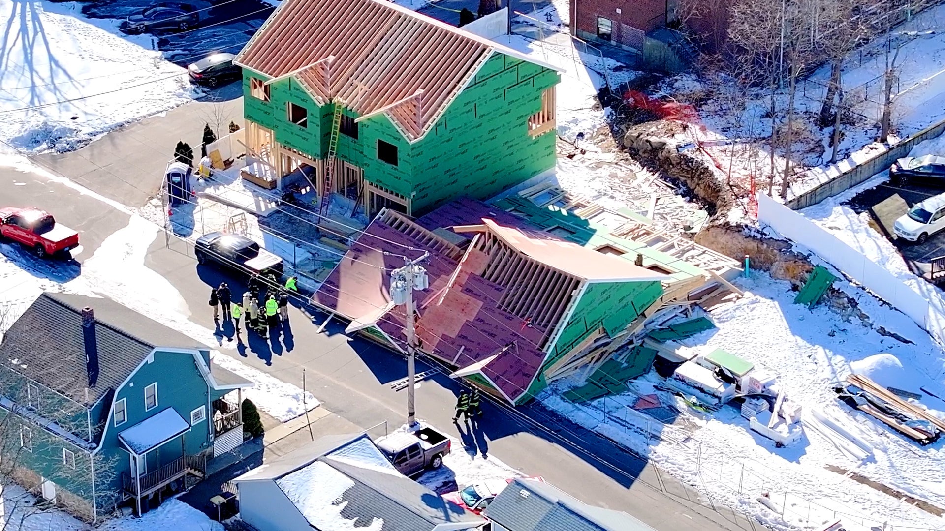 One Dead After Massachusetts House Under Construction Collapses In High ...