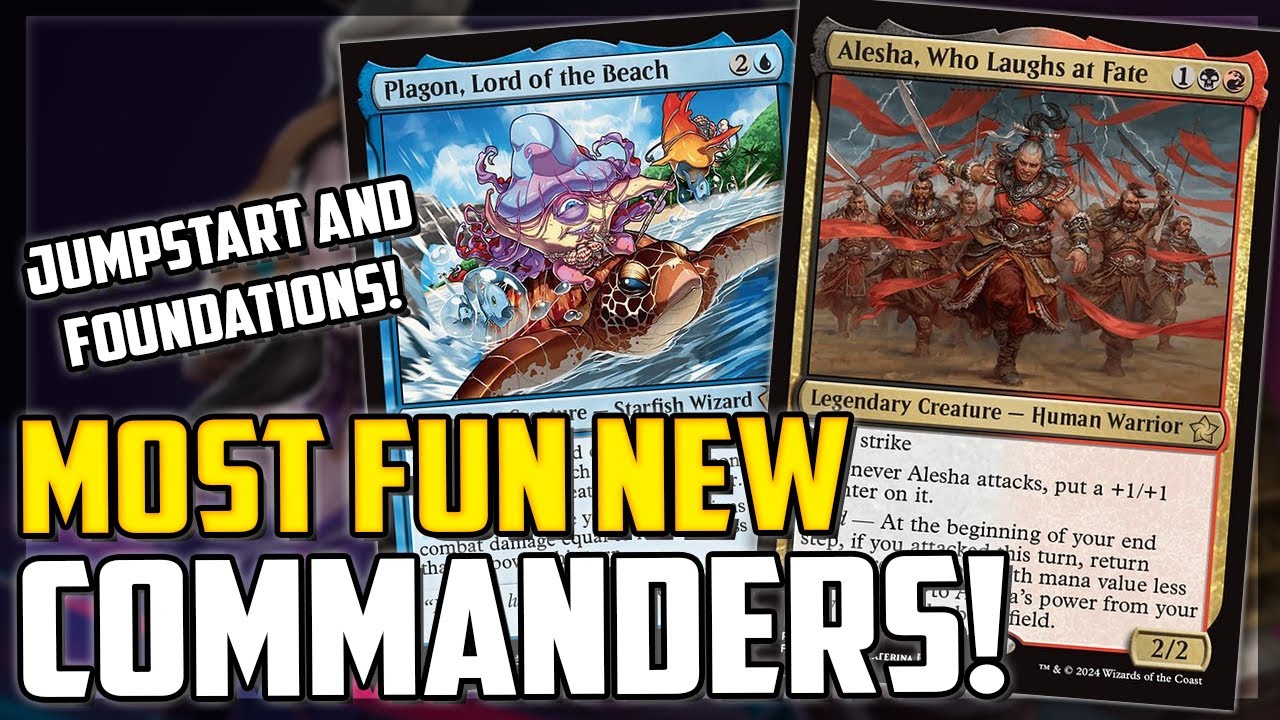 Top 10 Fun FoundationsJumpstart 2025 Commanders to Build Now! - Magic ...