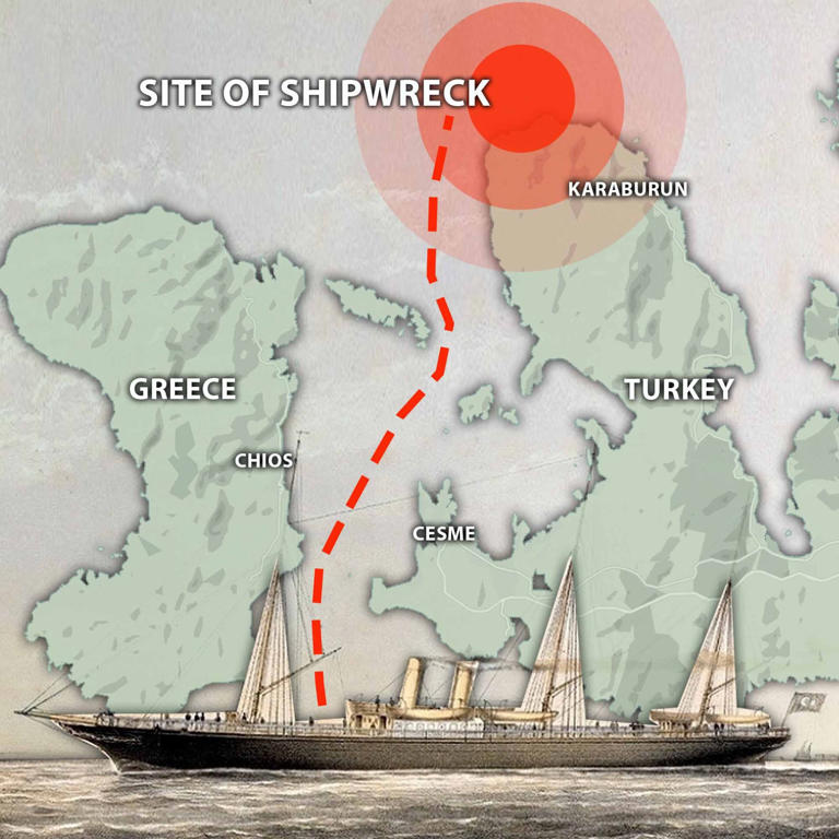Wreck of lost British ship found in Turkey more than 150 years after it ...