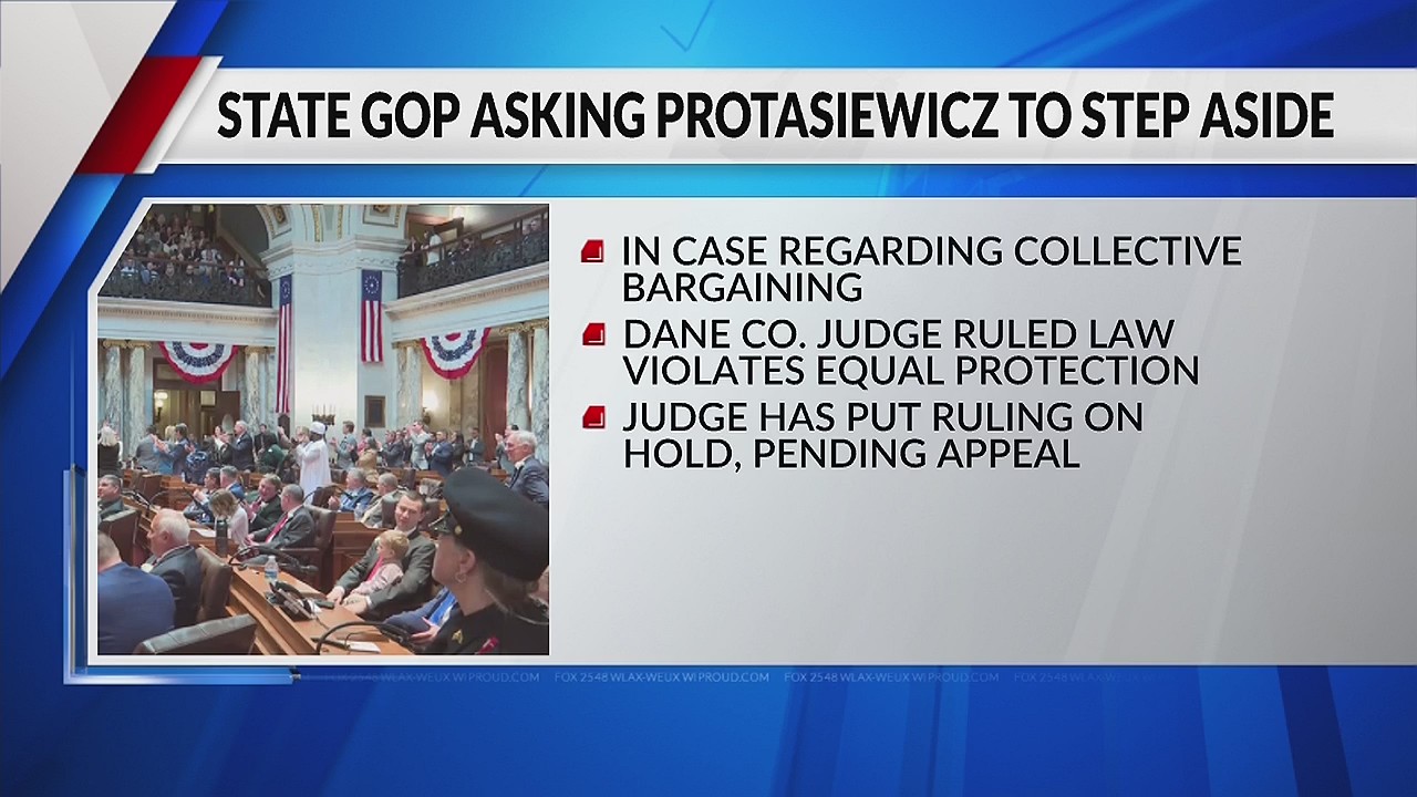 State Republicans asking Justice Protasiewicz to step aside