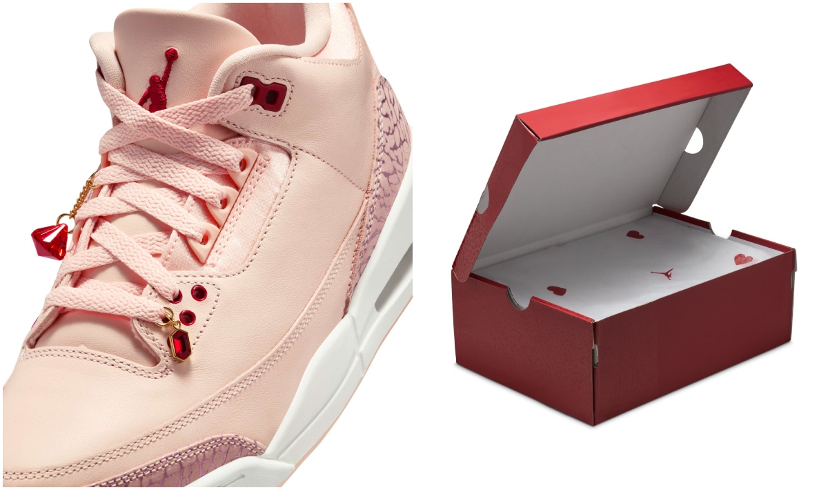 The Valentine's Day-Themed Air Jordan Comes With Special Packaging