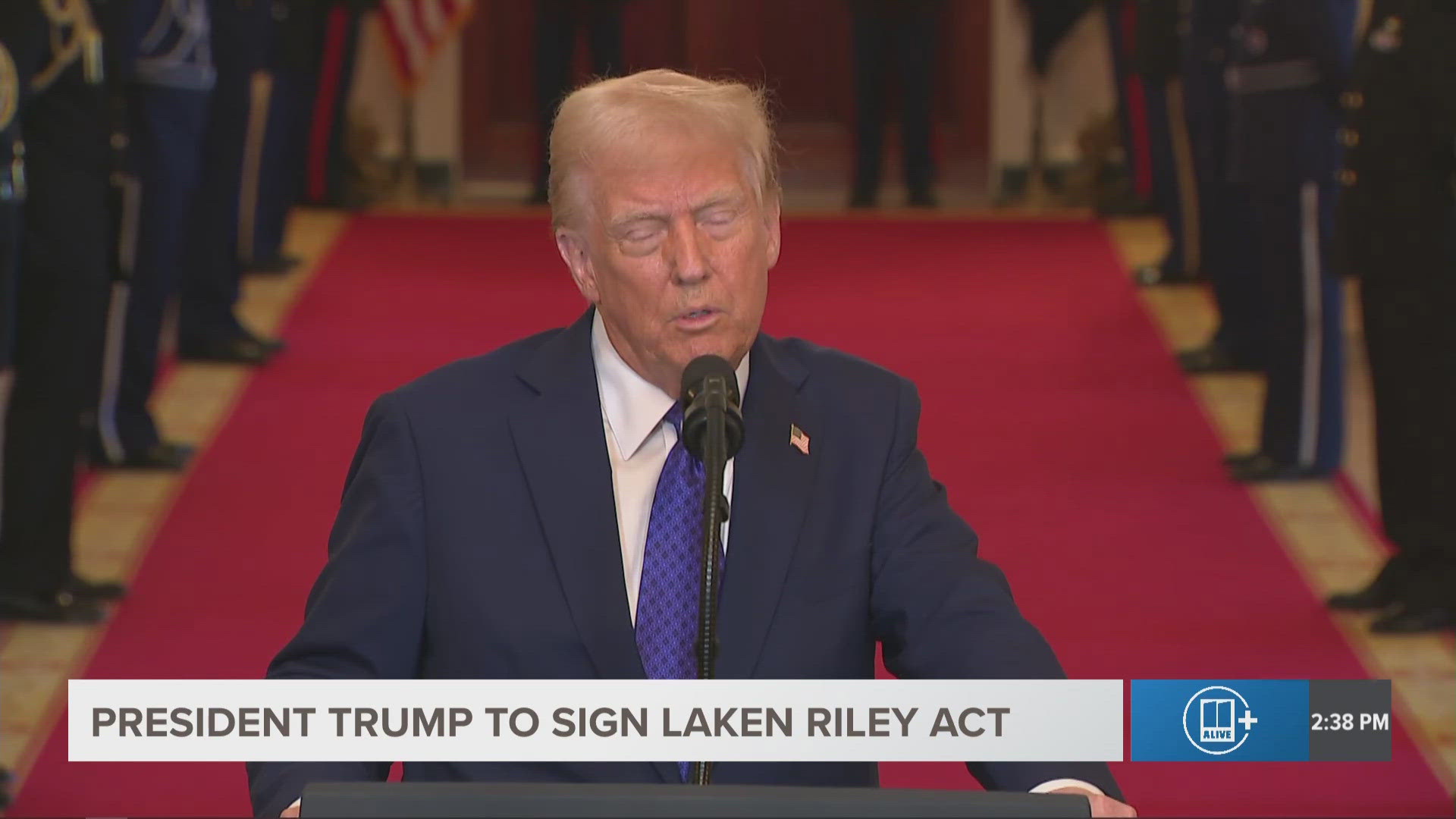 President Trump signs Laken Riley Act into law | Full comments, signing ...