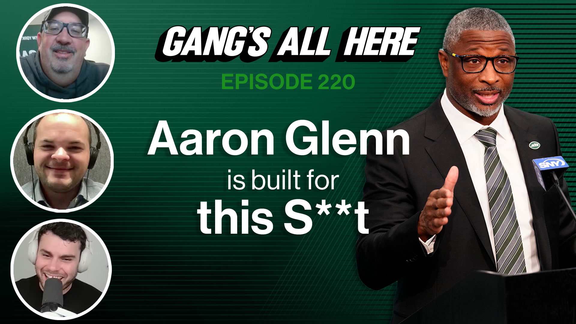 Aaron Glenn is the man in charge of the Jets | Gang's All Here