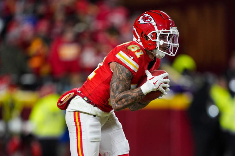 Nikko Remigio representing Fresno State at Super Bowl LIX