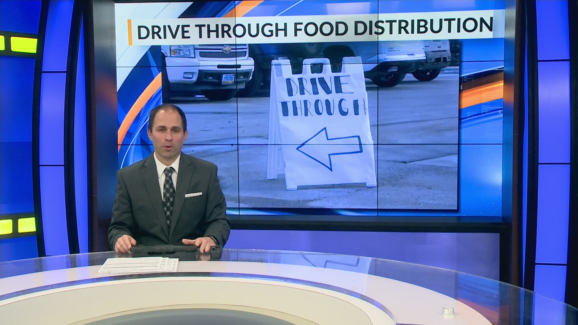 Drive Through Food Distribution