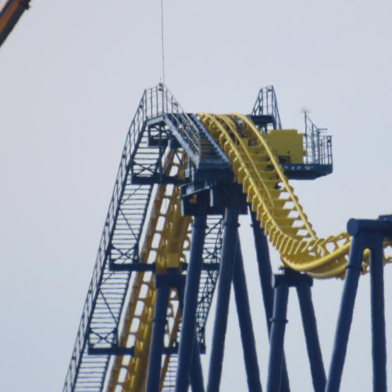 Photos: Iconic rides torn down at Carowinds amusement park