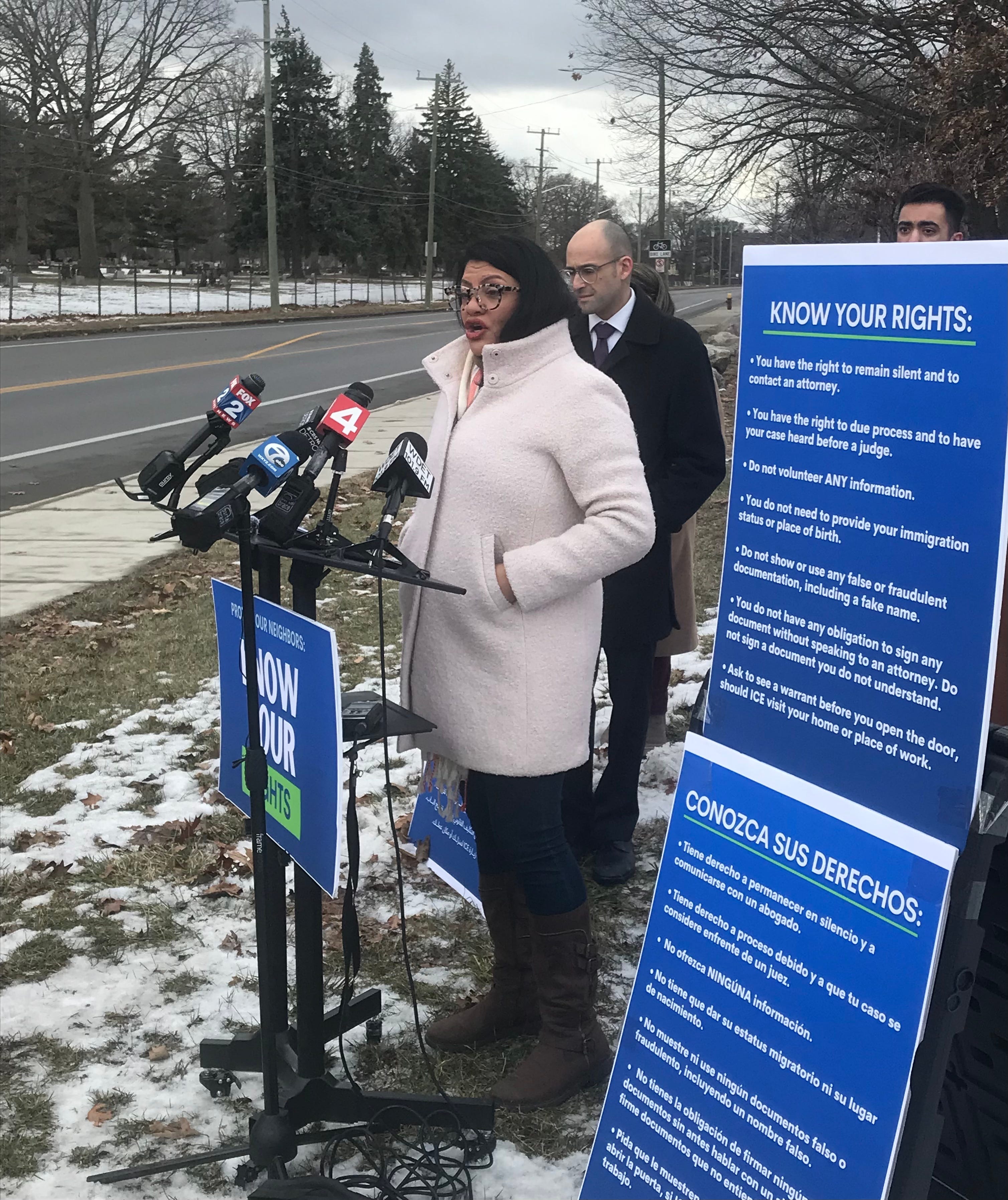 Rep. Tlaib defends immigrants as Mayor Duggan is slammed for calling ...