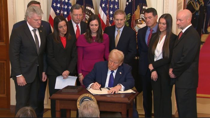 Trump signs Laken Riley Act; mother praises Jesus, hopes 'her life ...