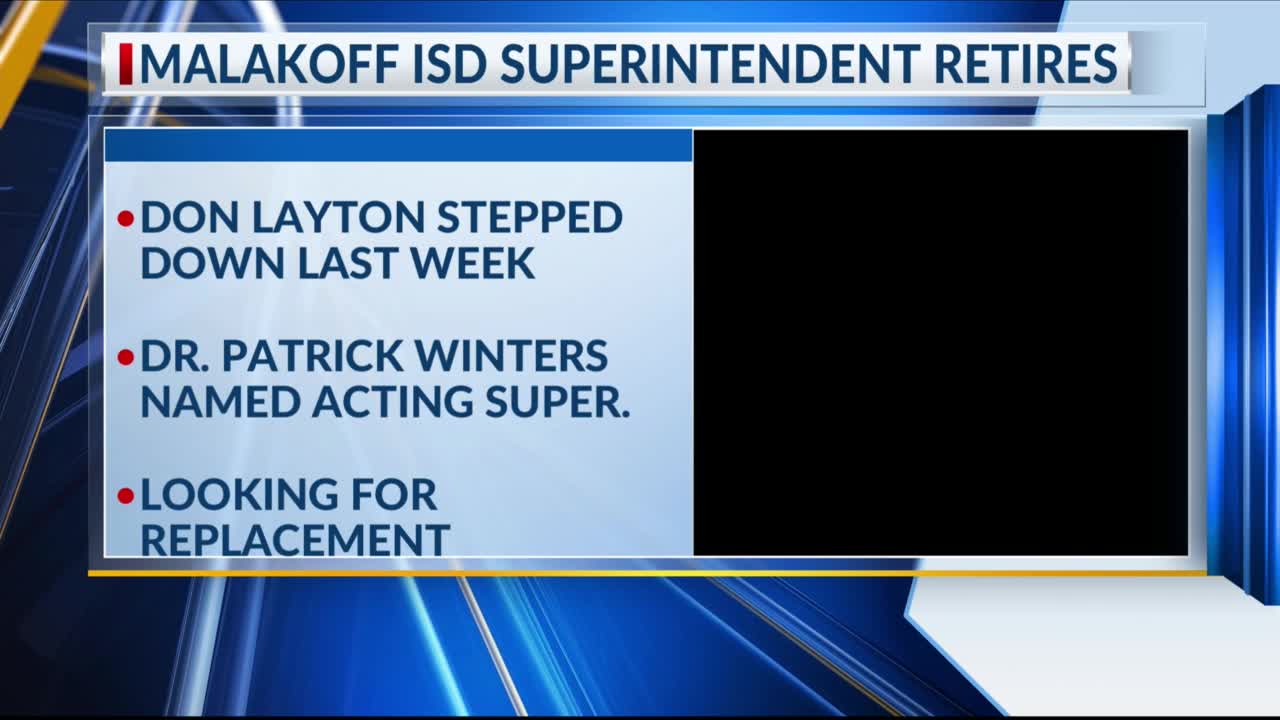 Malakoff ISD superintendent retires, acting replacement named