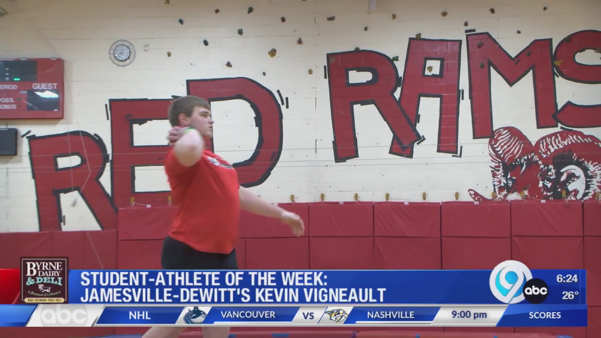 Student-Athlete of the Week: J-D's Kevin Vigneault