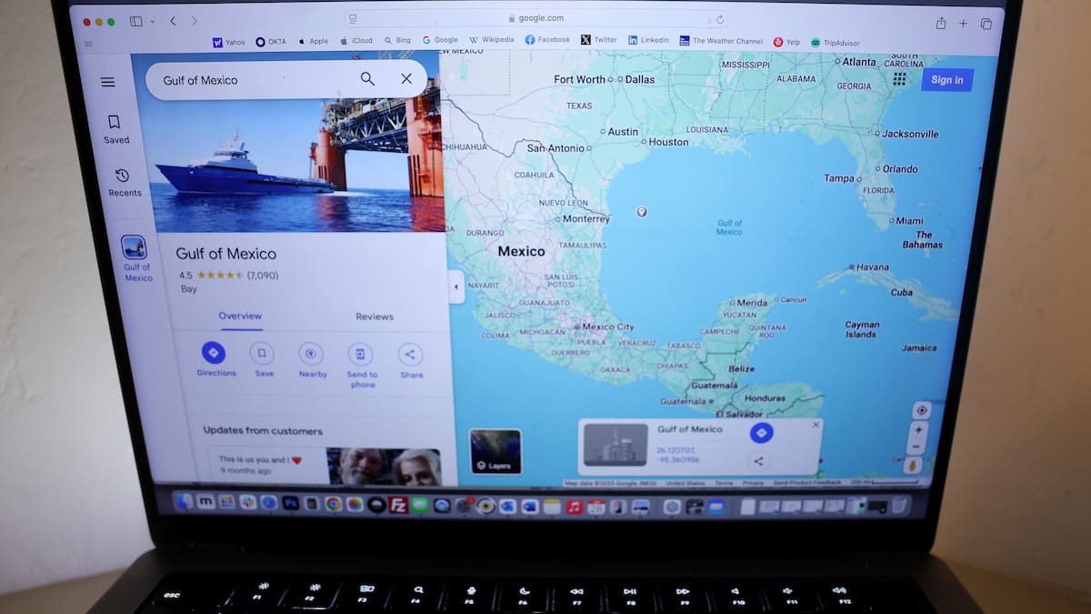 «On prépare une lettre»: Un «golfe d'Amérique» sur Maps? Le Mexique se ...
