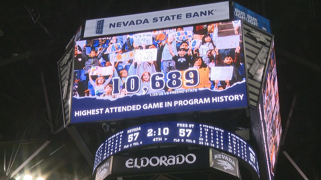 Nevada loses 65-59 in ‘When I Grow Up Game’ despite record attendance