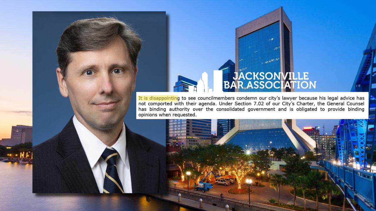 ‘Disappointing’: Jacksonville Bar Association supports city attorney ...