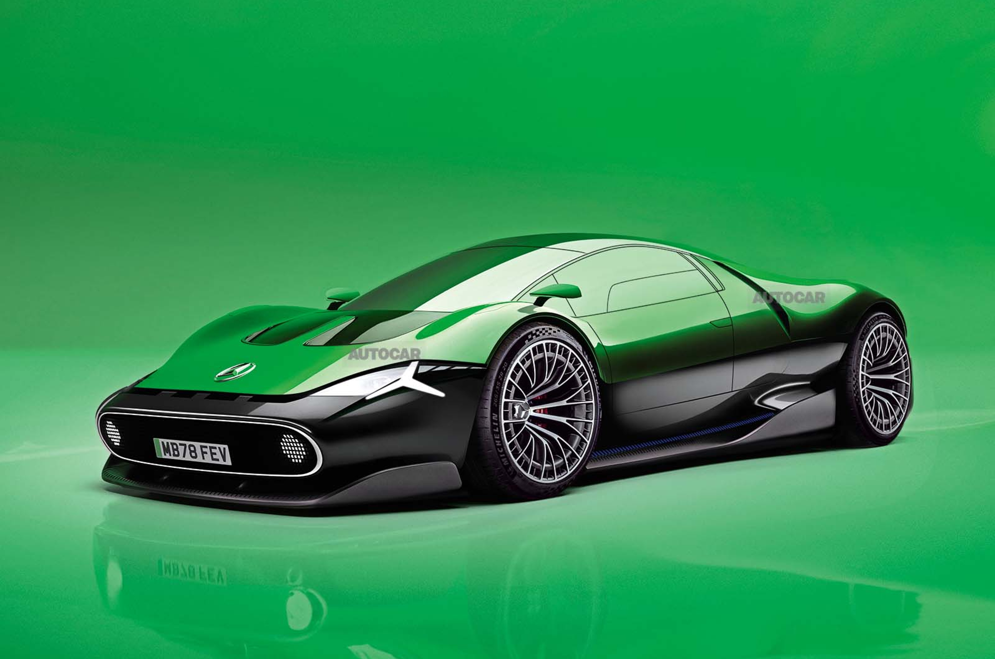 Mercedes-AMG prepares retro electric supercar as its first EV