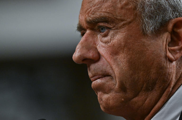 A deeply tan RFK Jr. is a picture of American health