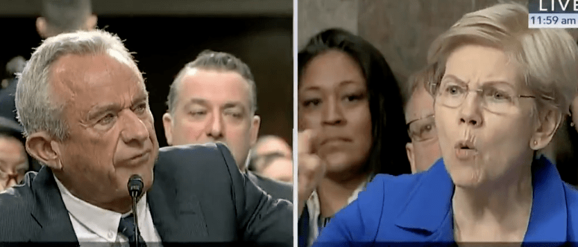 RFK Jr, Elizabeth Warren Duke It As She Accuses Him Of Attempting To ...