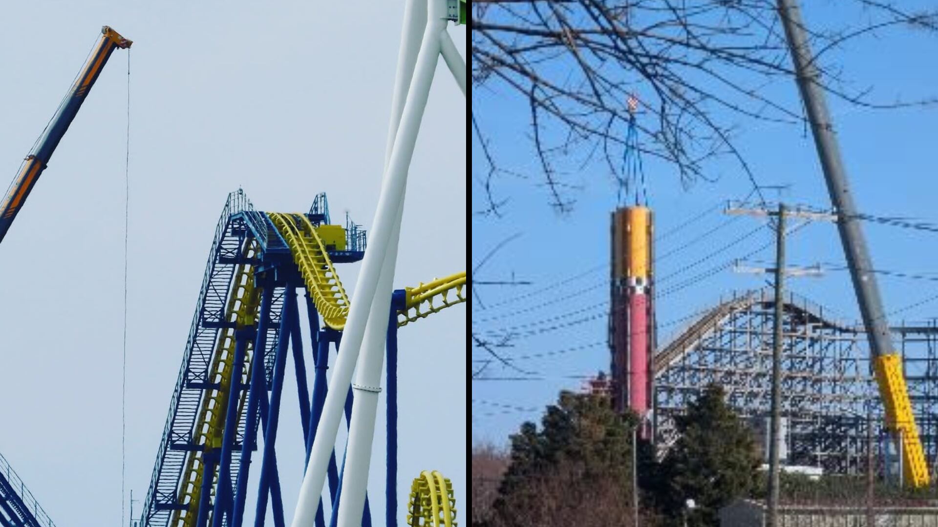 Photos: Iconic rides torn down at Carowinds amusement park