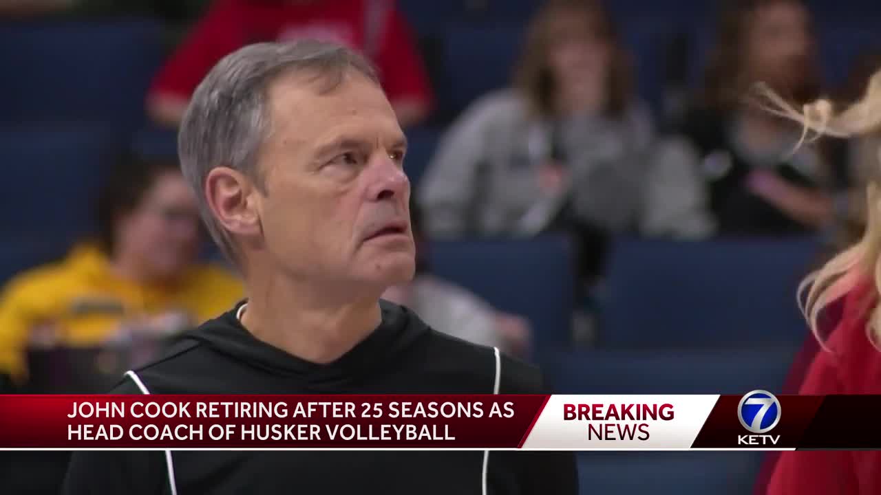Legendary Nebraska volleyball coach John Cook announces retirement ...
