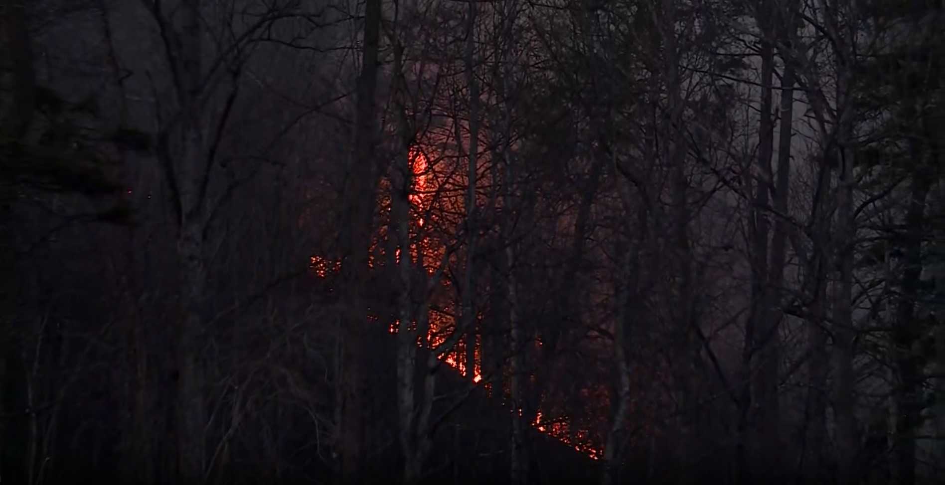 'Out-of-control' wildfire forces evacuations in McDowell County